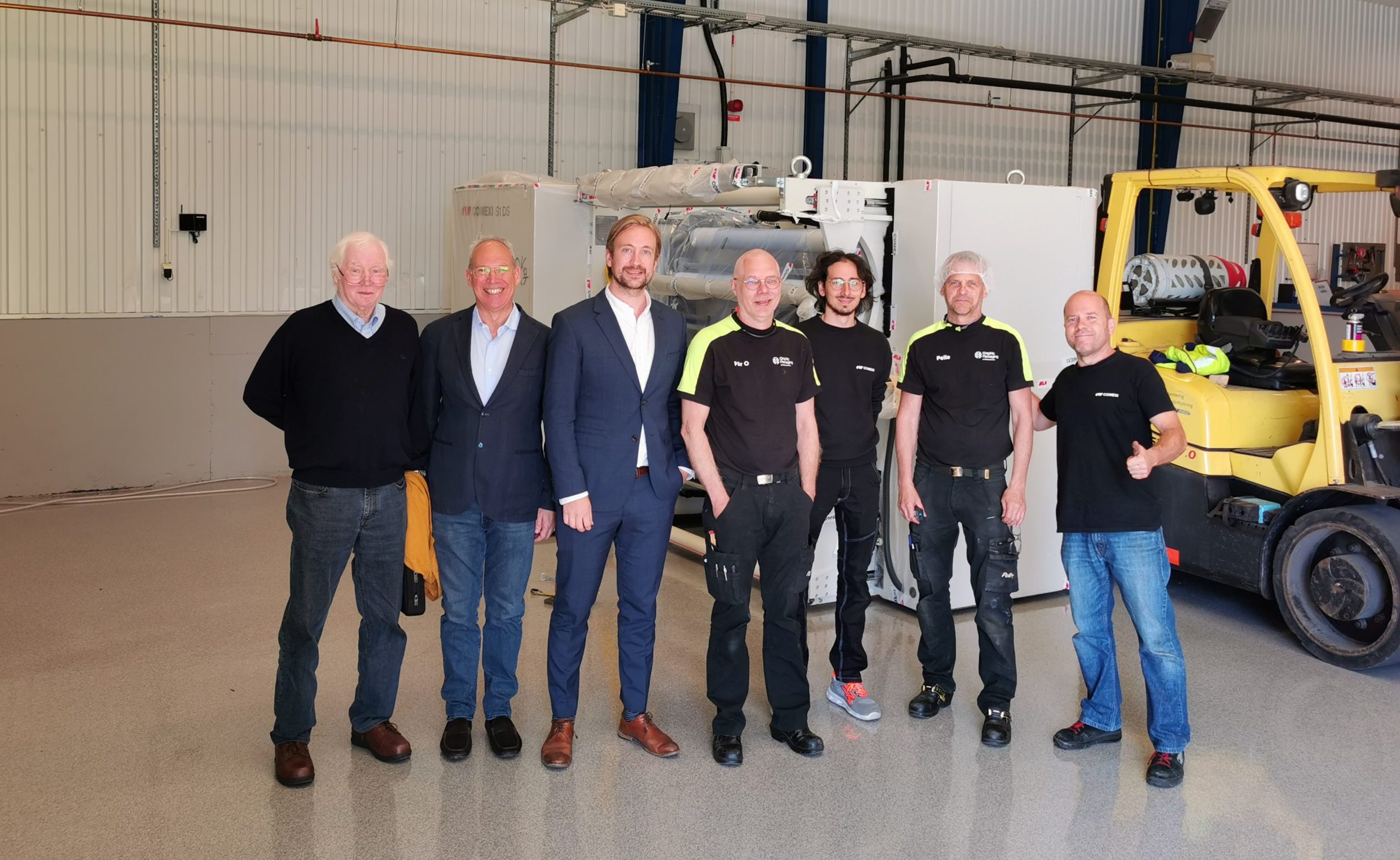 Comexi slitter installed in Sweden - FlexoTech