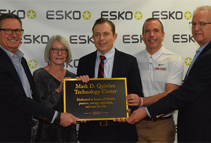 Esko opens Mark D. Quinlan Technology Center - FlexoTech