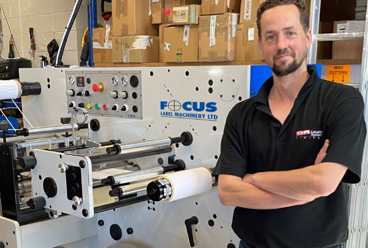 DR Labelling Systems installs F5 slitter rewinder die-cutter - FlexoTech